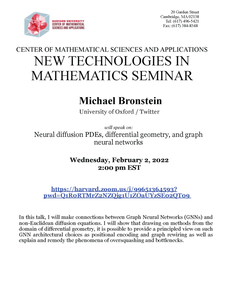 Neural diffusion PDEs, differential geometry, and graph neural networks ...