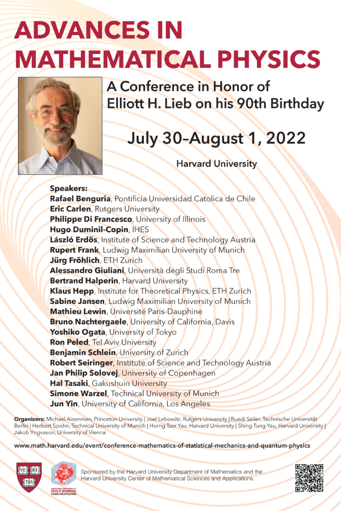 Advances in Mathematical Physics - CMSA