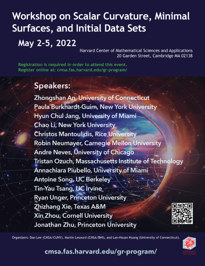 General Relativity Workshop - CMSA