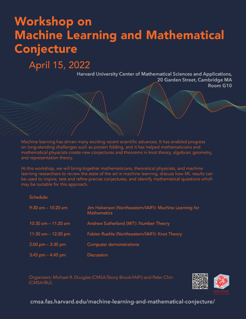 Workshop on Machine Learning and Mathematical Conjecture - CMSA