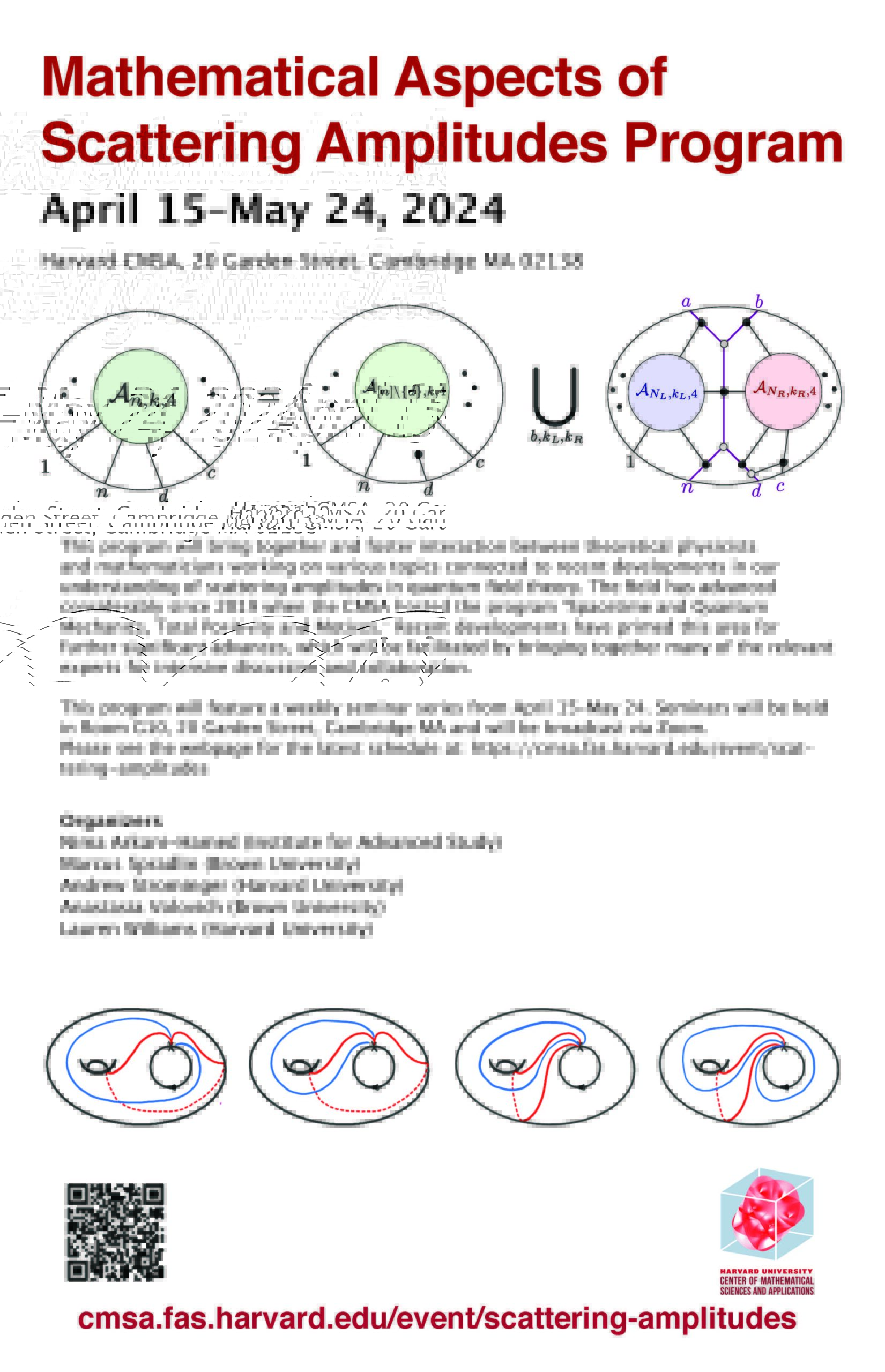 Program on Mathematical Aspects of Scattering Amplitudes - CMSA